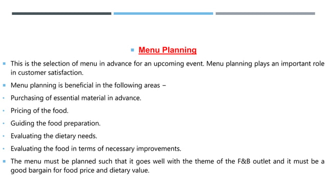 Food And Beverage Services training.pptx | Bars & Restaurants | Attractions