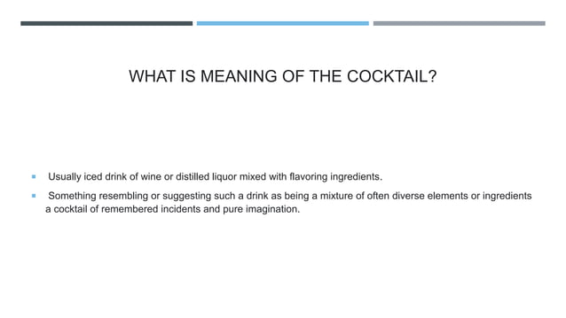 Food And Beverage Services training.pptx | Bars & Restaurants | Attractions