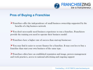 Food and beverages franchise opportunity | PPT