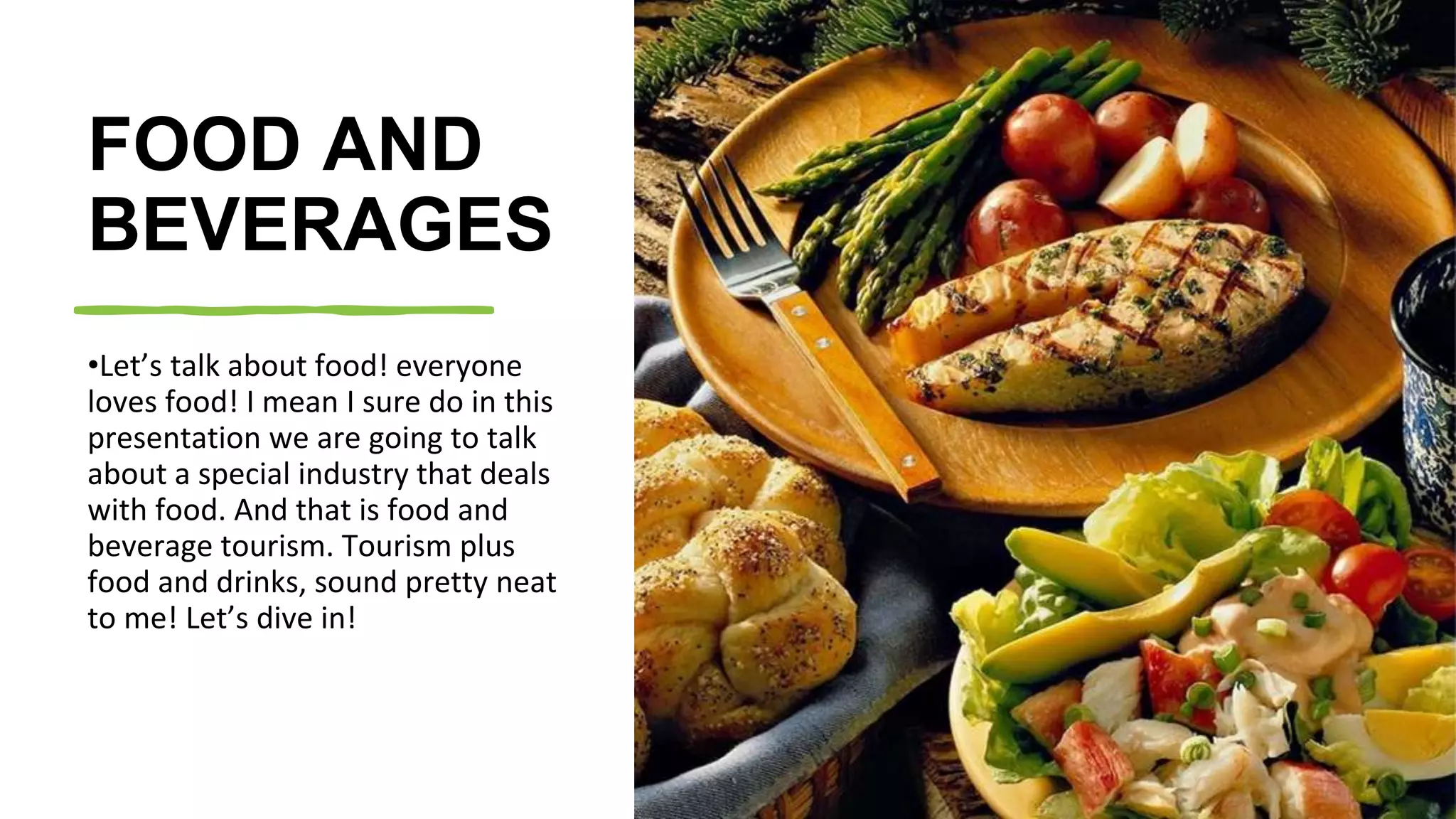 food and beverages_Presentation.pptx | Dining Out | Food & Drink