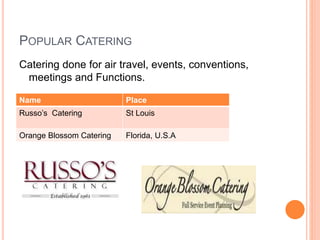 Food and beverages service assigment of examples of types of retaurants ...