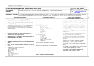 Food and beverage standard procedures | PDF