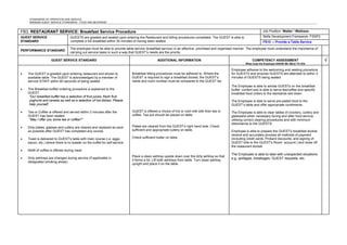 Food and beverage standard procedures | PDF