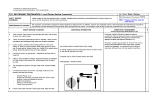 Food and beverage standard procedures | PDF