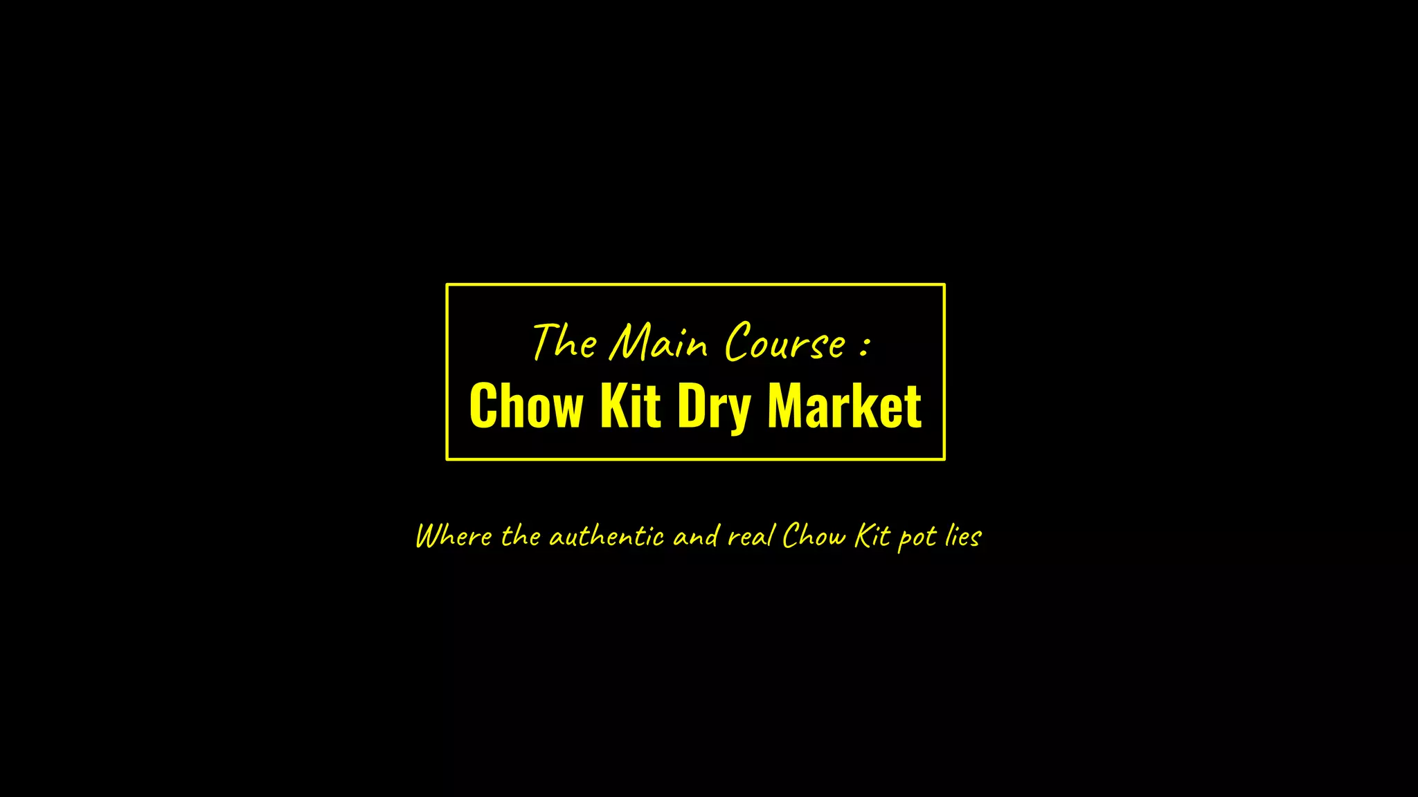 Food and Culture : Chow Kit | PDF