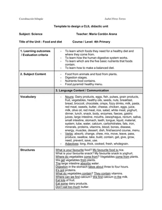 Food and diet | DOCX