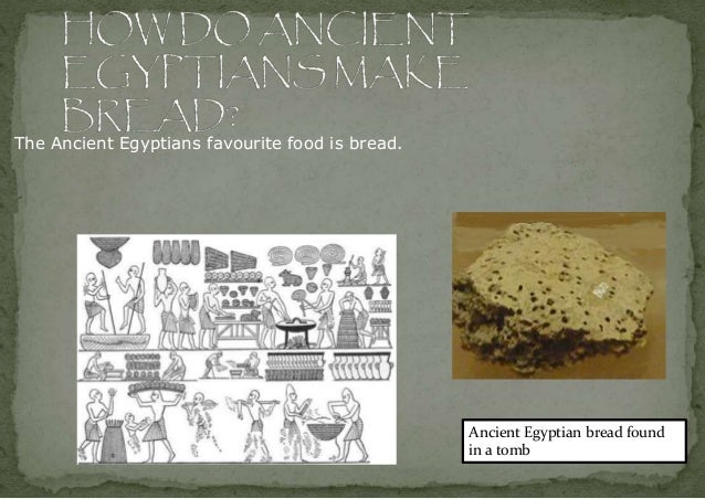 Food and drink in ancient egypt