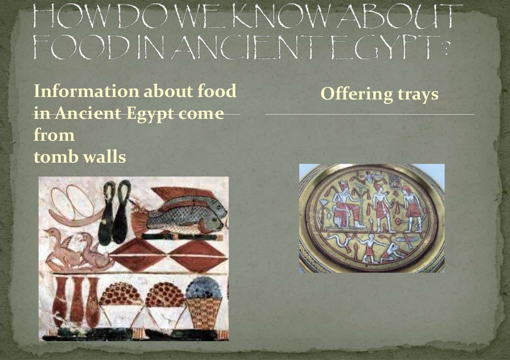 Food and drink in ancient egypt