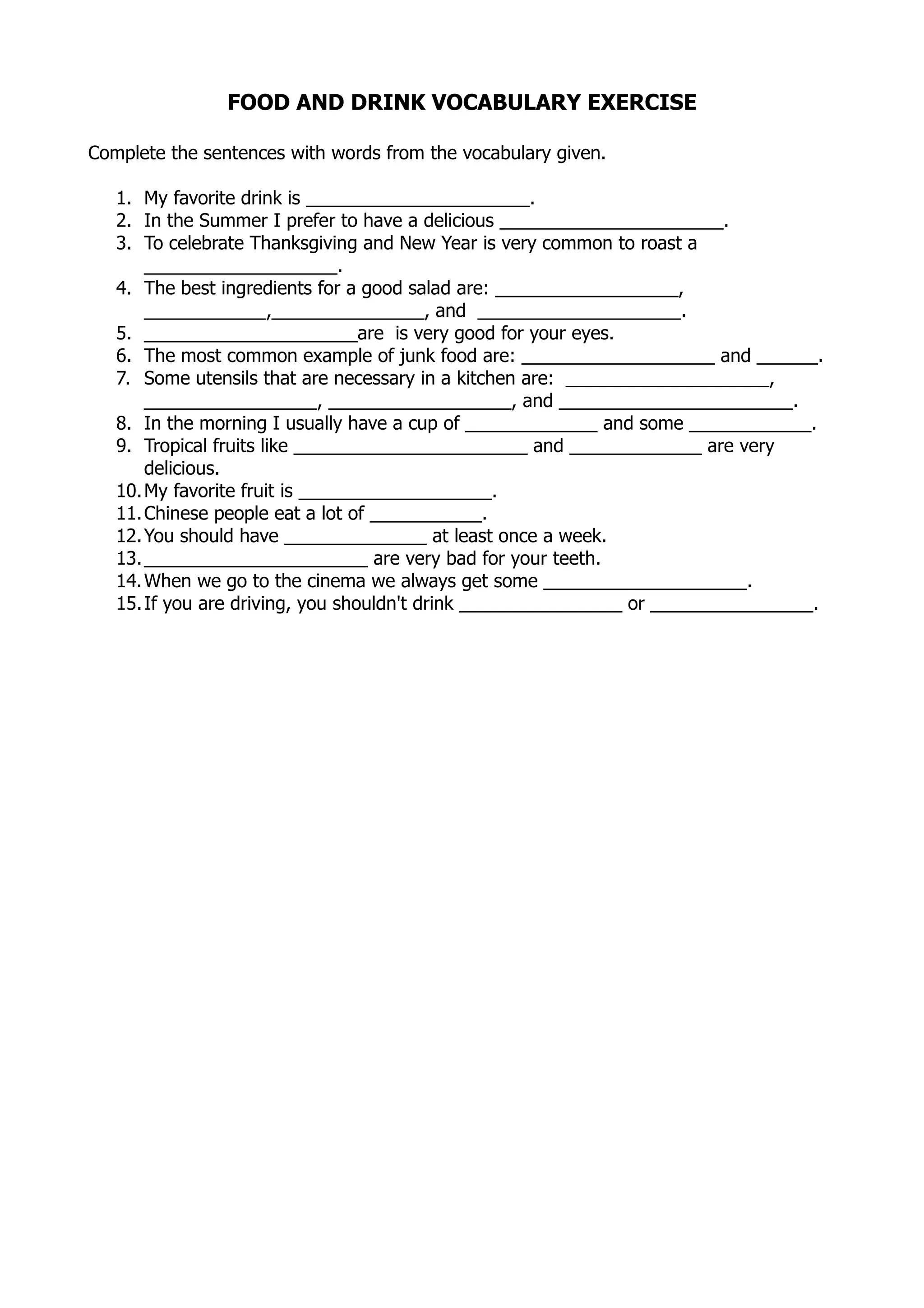 Food and drink vocabulary exercise.pdf