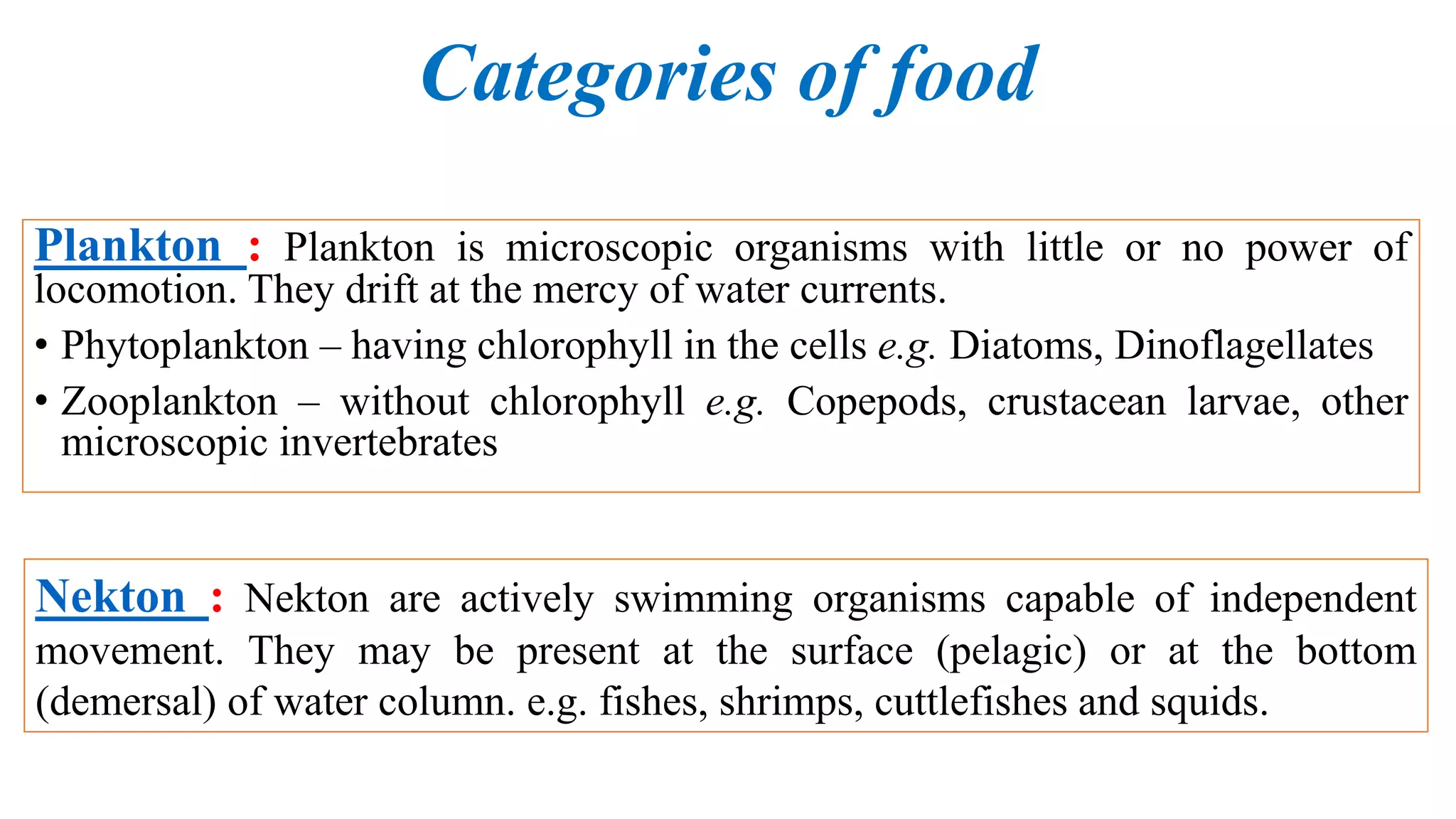 Food and feeding habits of larvae of finfishes ppt | PPTX
