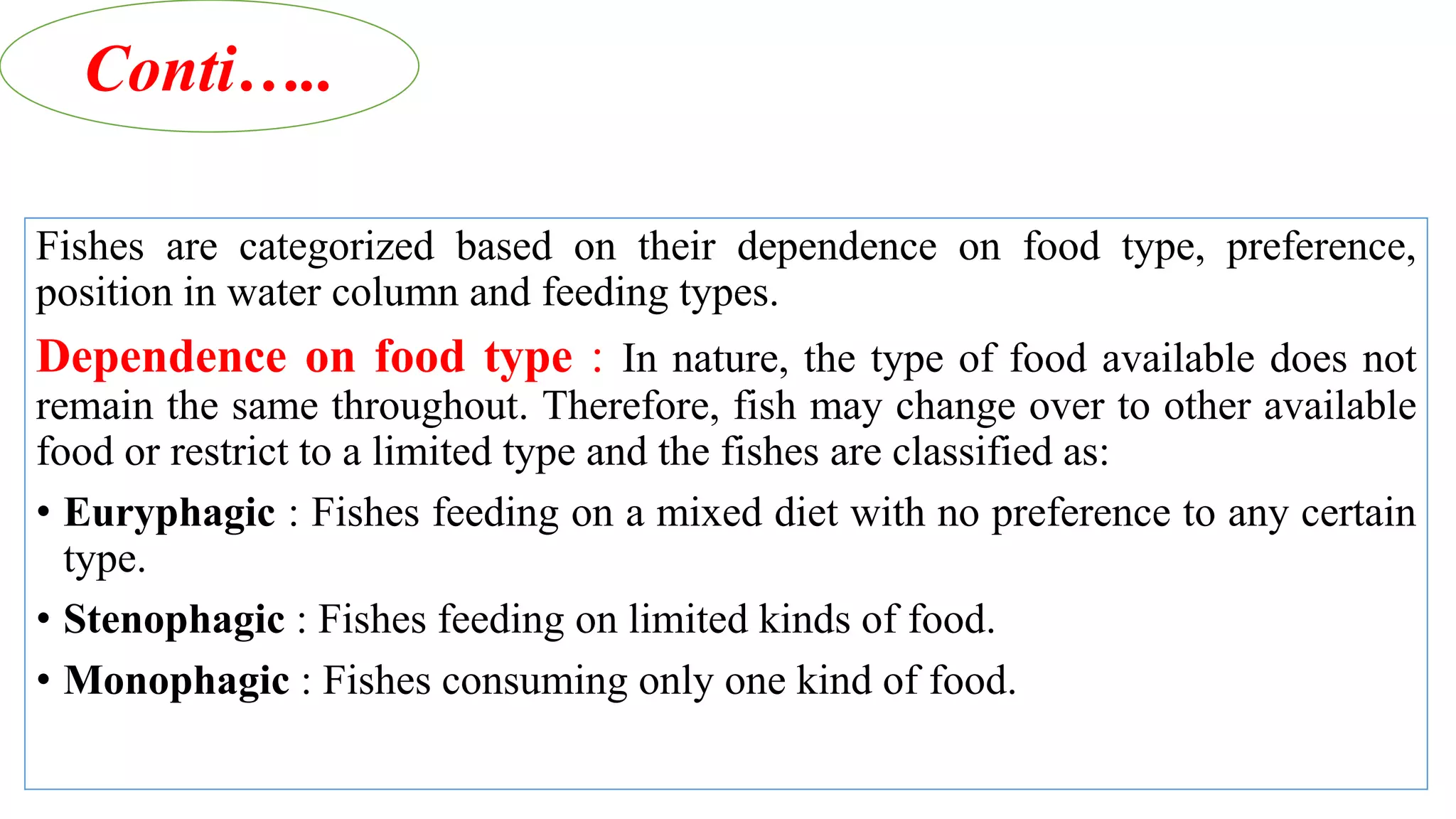Food and feeding habits of larvae of finfishes ppt | PPTX