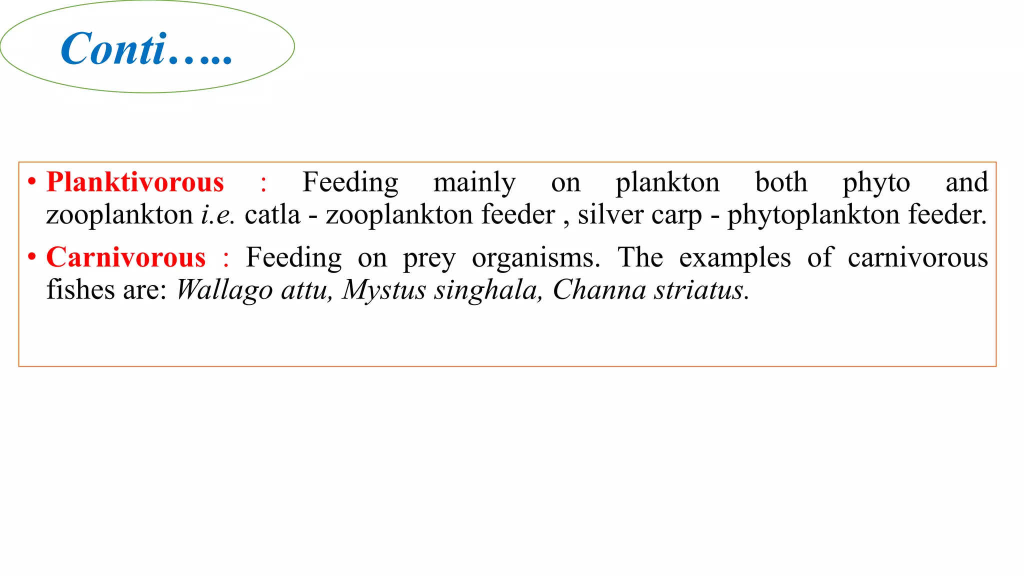 Food and feeding habits of larvae of finfishes ppt | PPTX