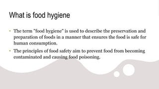 Food Hygiene and Food Sanitation....pptx