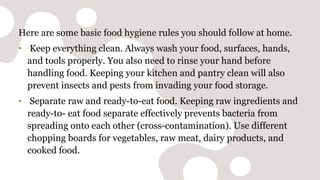 Food Hygiene and Food Sanitation....pptx
