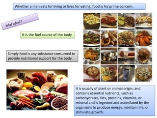 Food and its function | PPTX