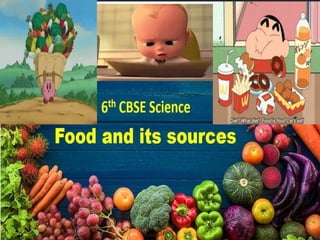 FOOD AND ITS SOURCES | PPT