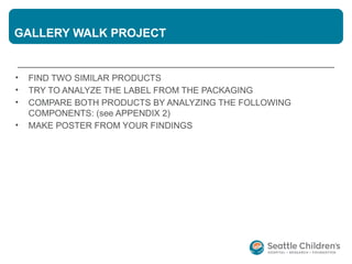 Food and Label Presentation with sample .pptx