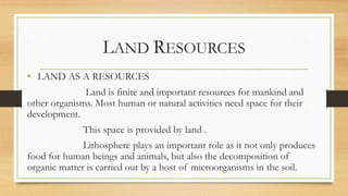Food and land resources | PPTX