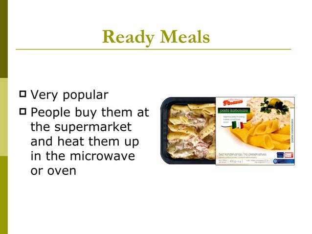 FOOD AND MEALS | PPT