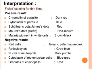 PARASITES STAINING METHODS | PPTX