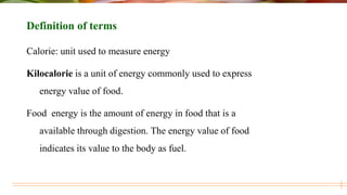 Food and Metabolism 23.pptx | Endocrine and Metabolic Diseases ...