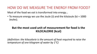 Food and nutrients | PPT