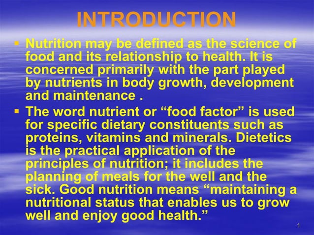 Food and nutrition | PDF