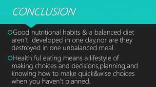 Food and nutrition | PPTX