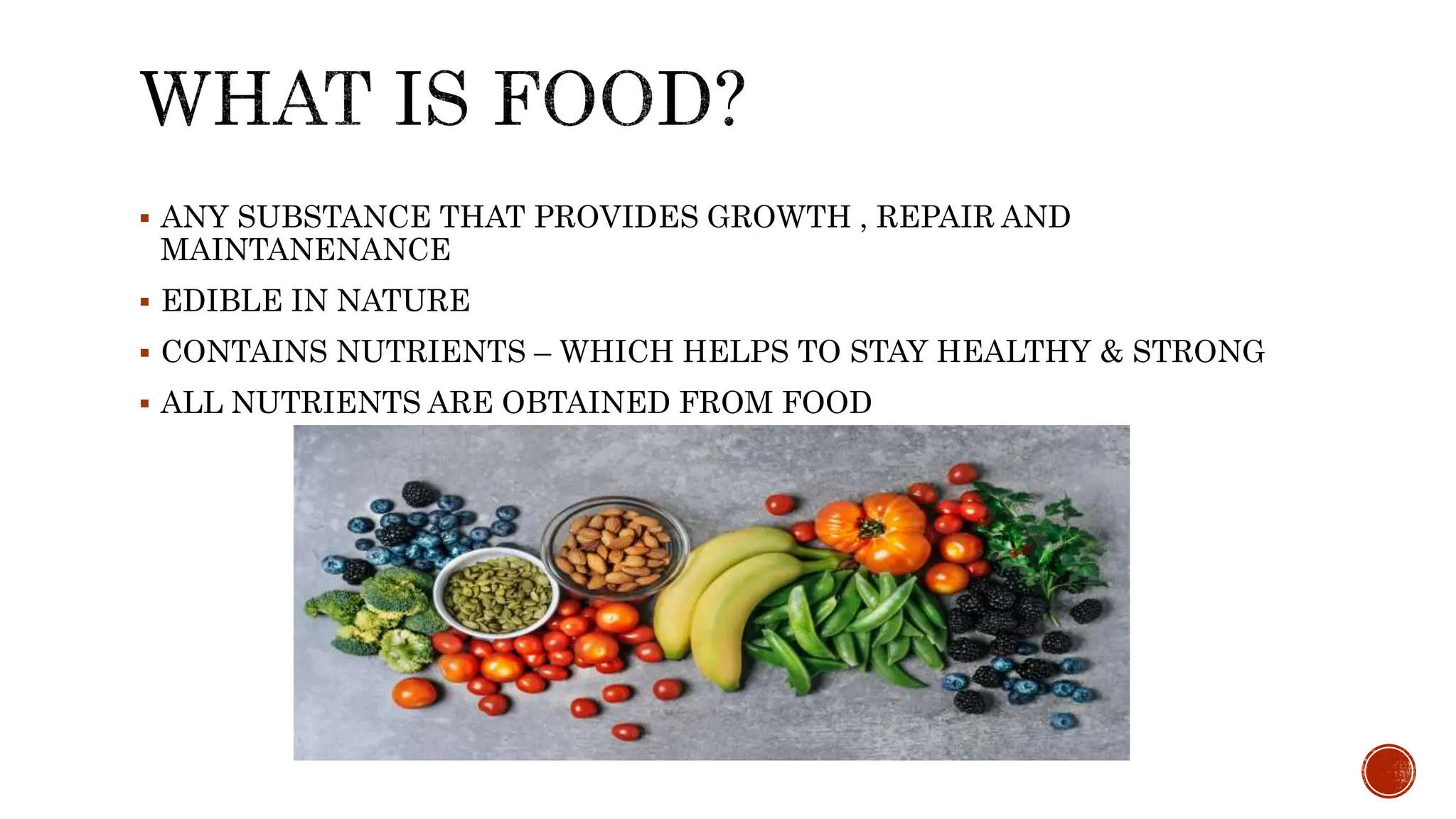 food and Nutrition for the individual humans | PPTX