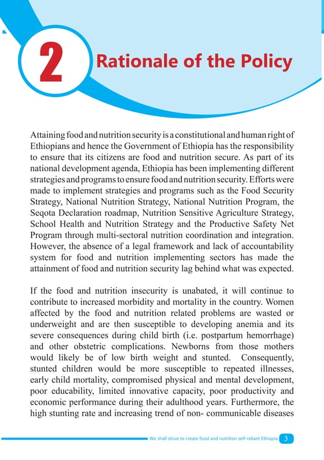 Food and Nutrition Policy.pdf | Agriculture | Industries