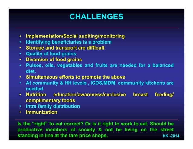 Food and Nutrition Security | PDF