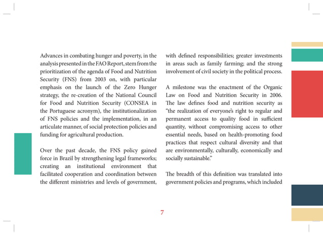 Food and Nutrition Security in Brazil | PPT