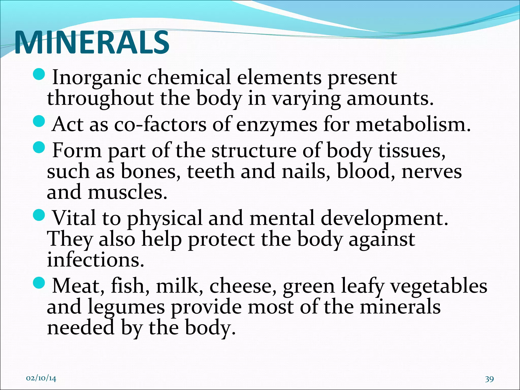 Food and nutrition General Concept | PPT