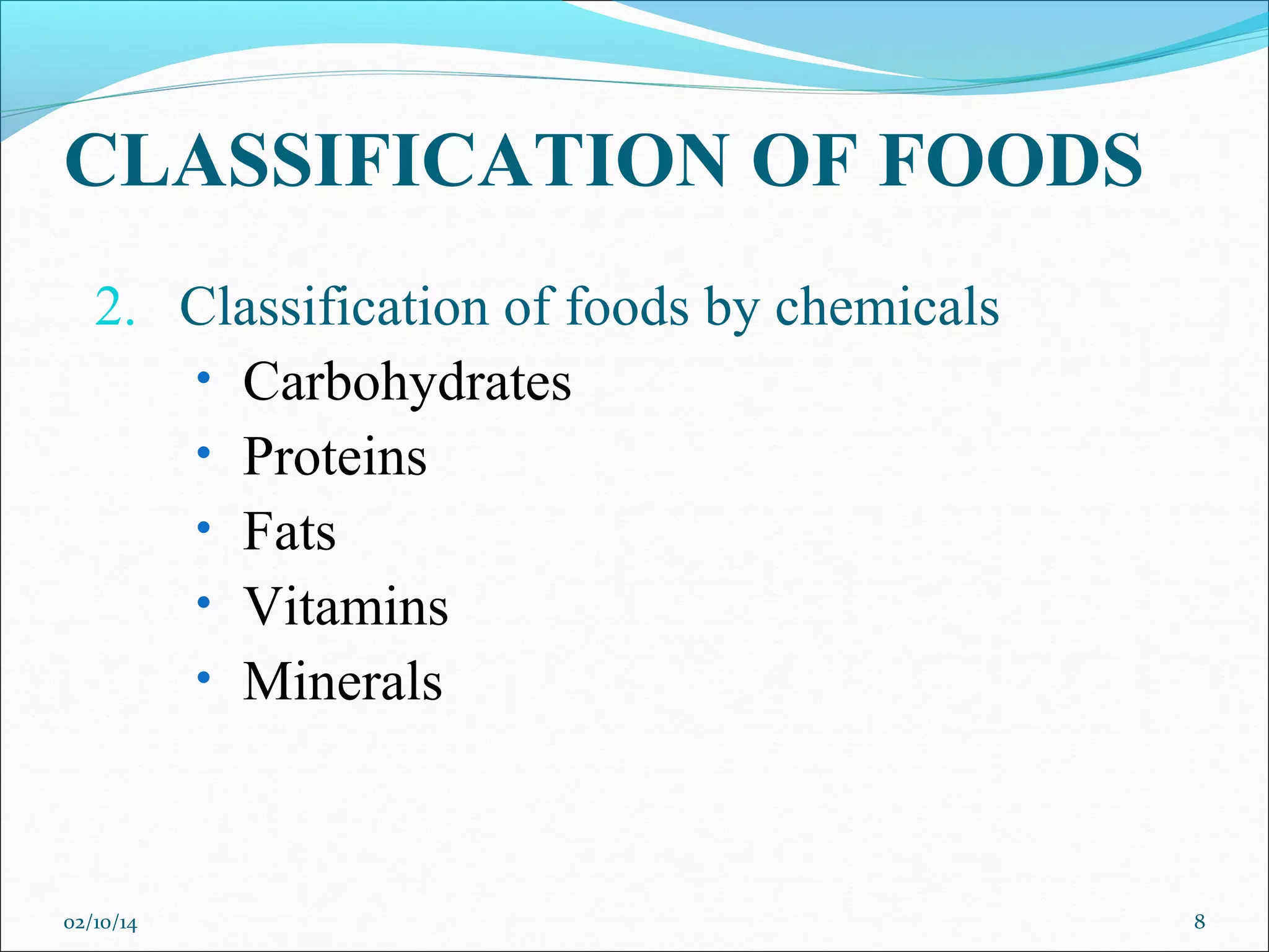 Food and nutrition General Concept | PPT