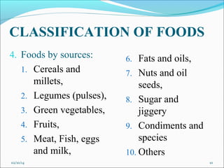 Food and nutrition General Concept | PPT