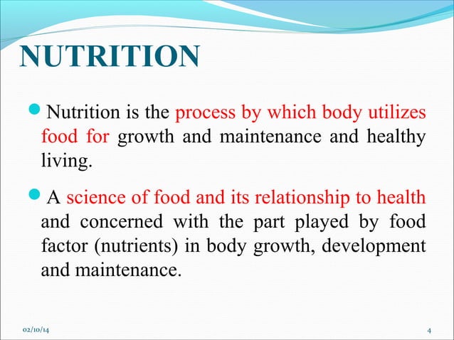 Food and nutrition General Concept | PPT | Nutrition | Healthy Living