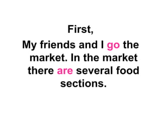 Food and present simple | PPTX