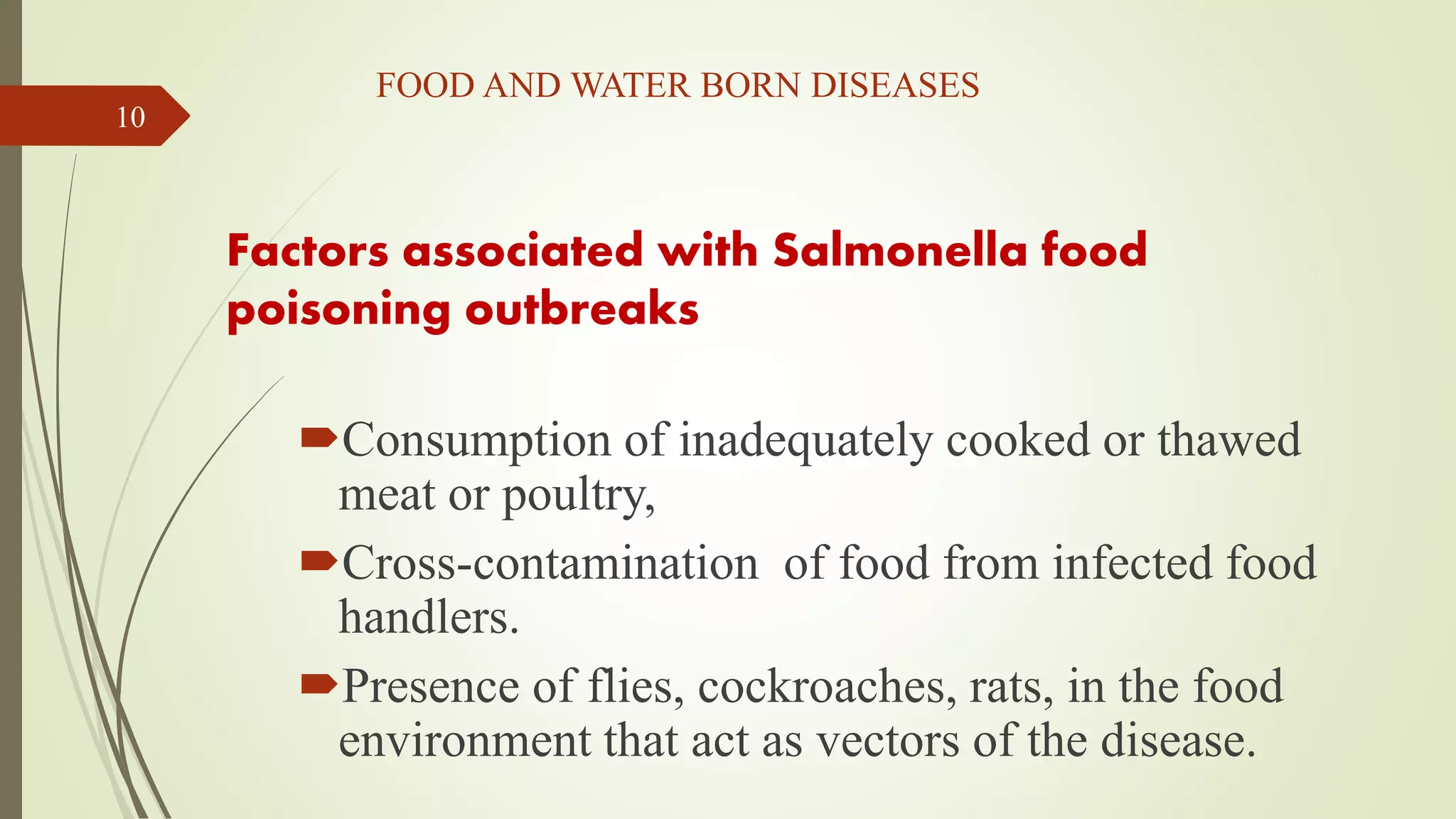 Food and water born diseases | PPTX