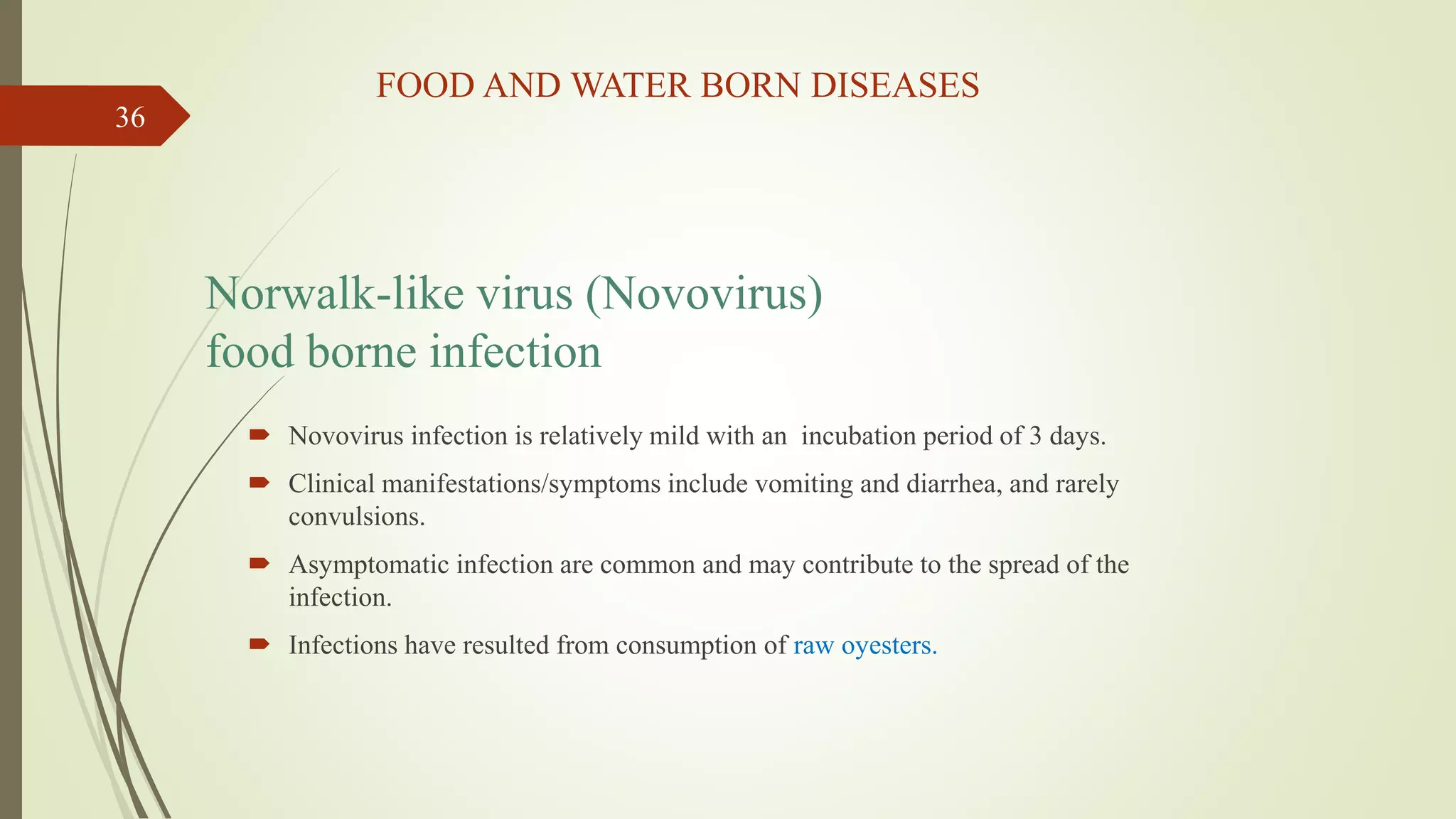 Food and water born diseases | PPTX