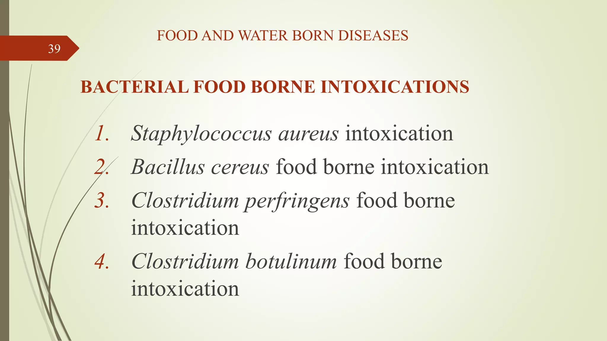 Food and water born diseases | PPTX