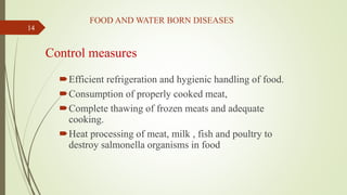 Food and water born diseases | PPTX