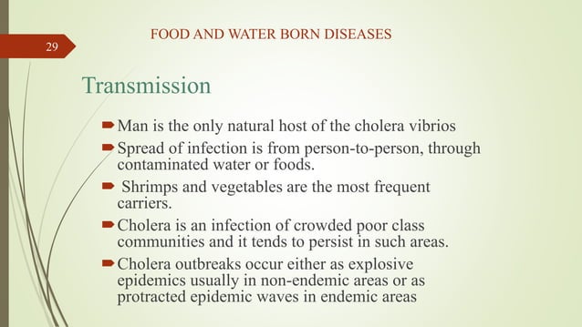 Food and water born diseases | PPTX