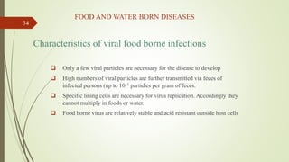 Food and water born diseases | PPTX