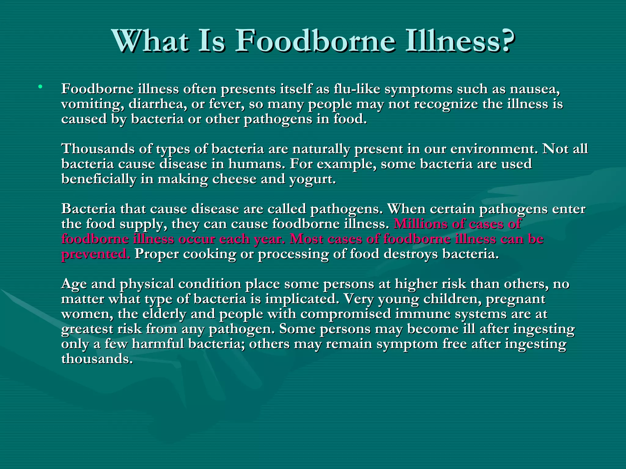 Food And Waterborne Diseases Powerpoint | PPT