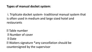 food anf bev module 3.pptx | Dining Out | Food & Drink