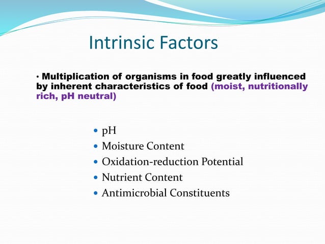 Food as a substrate for microbial growth | PPTX