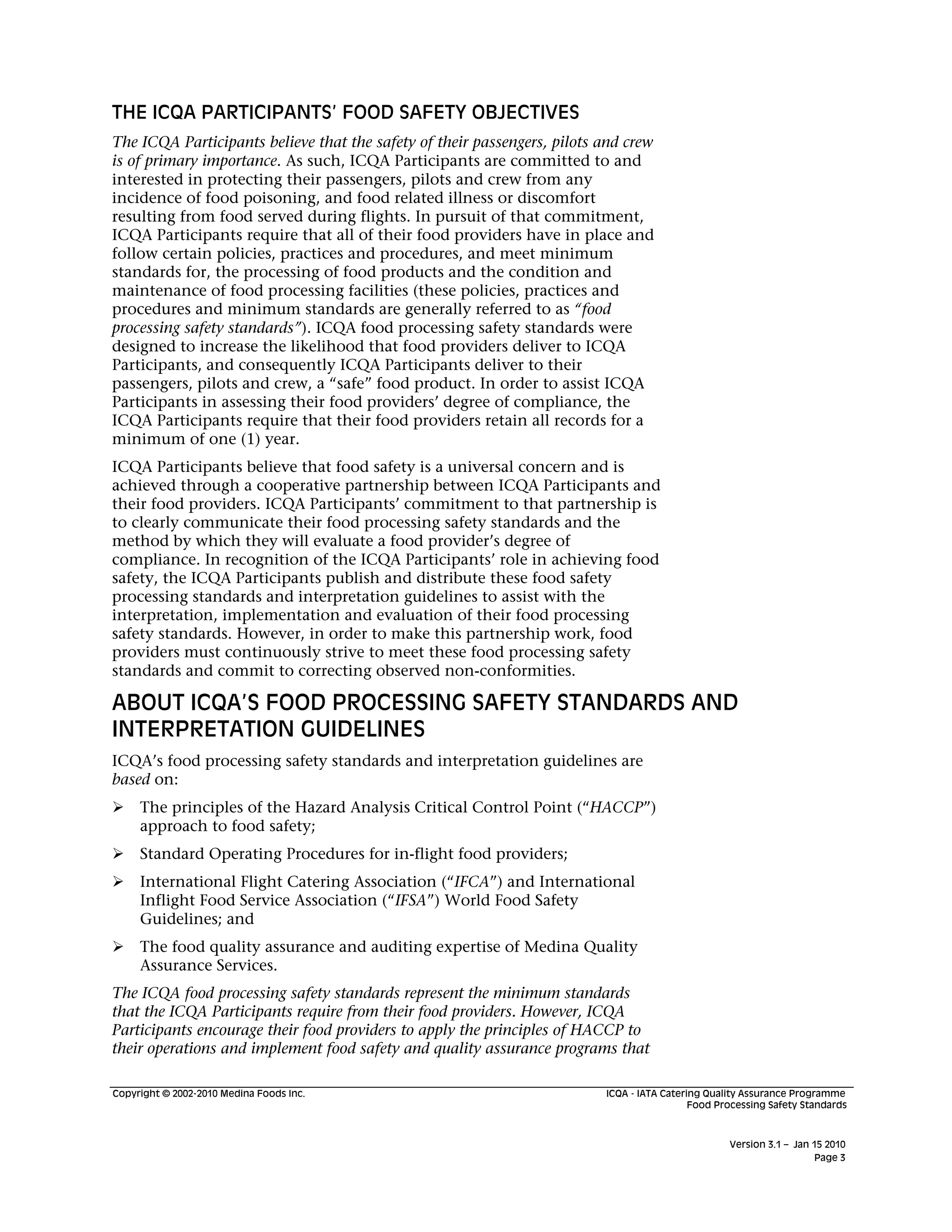 Food assurance | PDF