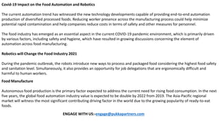 FOOD AUTOMATION AND ROBOTICS: FOR IMPROVED FOOD MANUFACTURING AND ...
