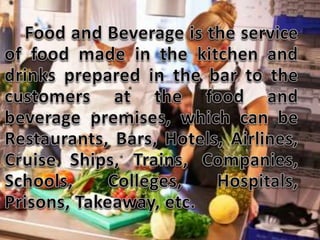Food & beverage | PPTX