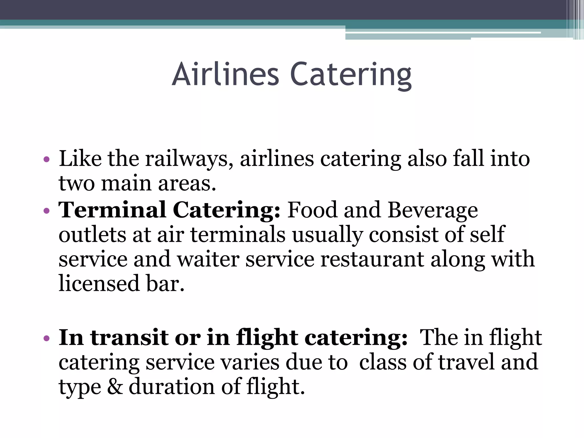 FOOD & BEVERAGE SERVICE BASICS | PPTX